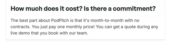 PodPitch Pricing: How Much Does It Cost?
